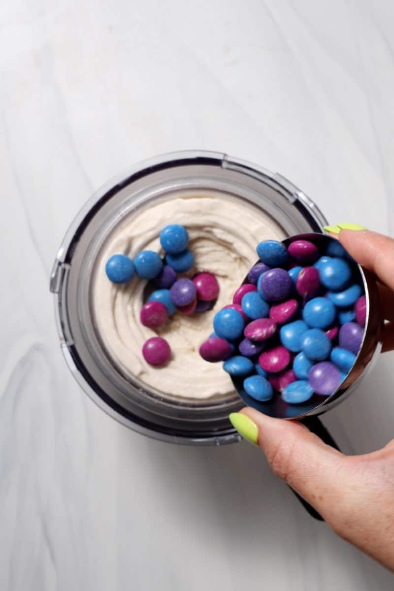 Copycat Protein M&M McFlurry Dairy Free Ninja Creami Recipe - Pretty ...