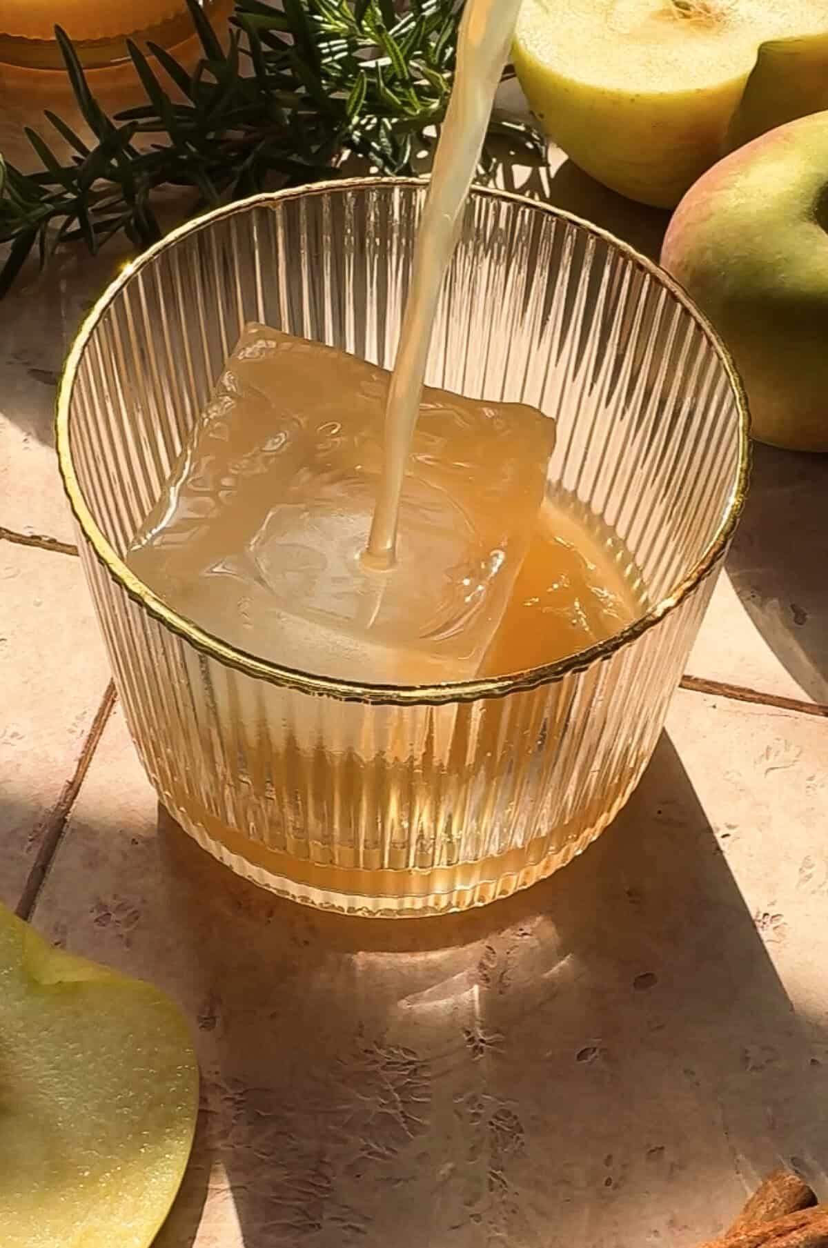 Easy Sparkling Spiced Apple Cider Mocktail Recipe - Pretty Delicious Life