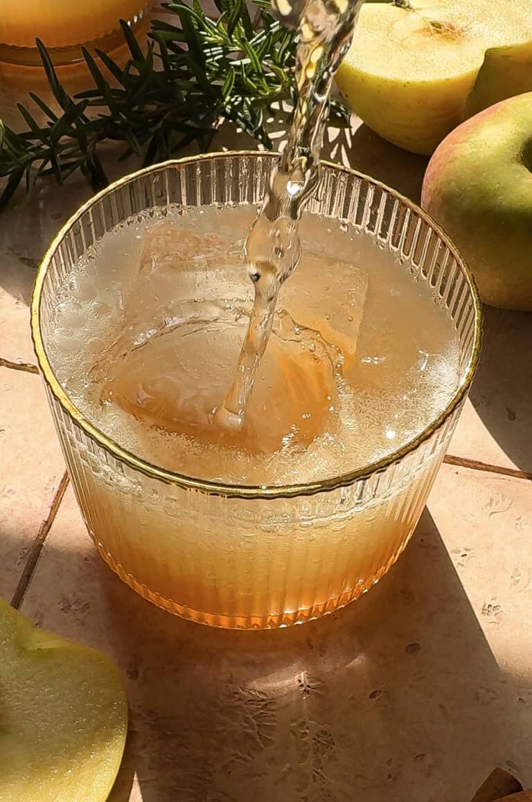 Easy Sparkling Spiced Apple Cider Mocktail Recipe - Pretty Delicious Life