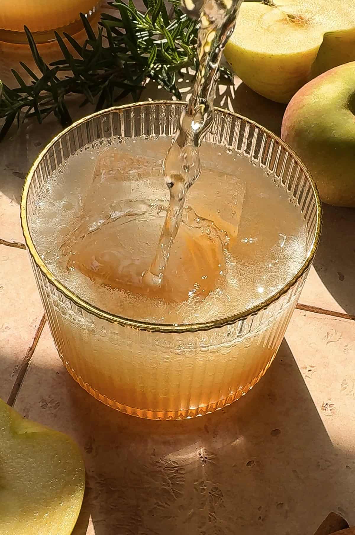 Easy Sparkling Spiced Apple Cider Mocktail Recipe - Pretty Delicious Life