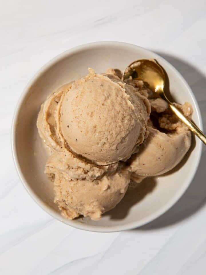 Creamy Chocolate Peanut Butter Cottage Cheese Ice Cream - Pretty ...