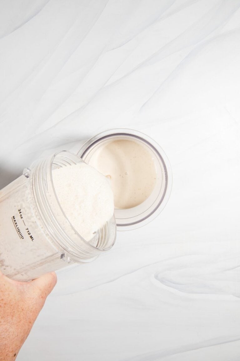 Dairy Free Ninja Creami Peach Protein Ice Cream - Pretty Delicious Life